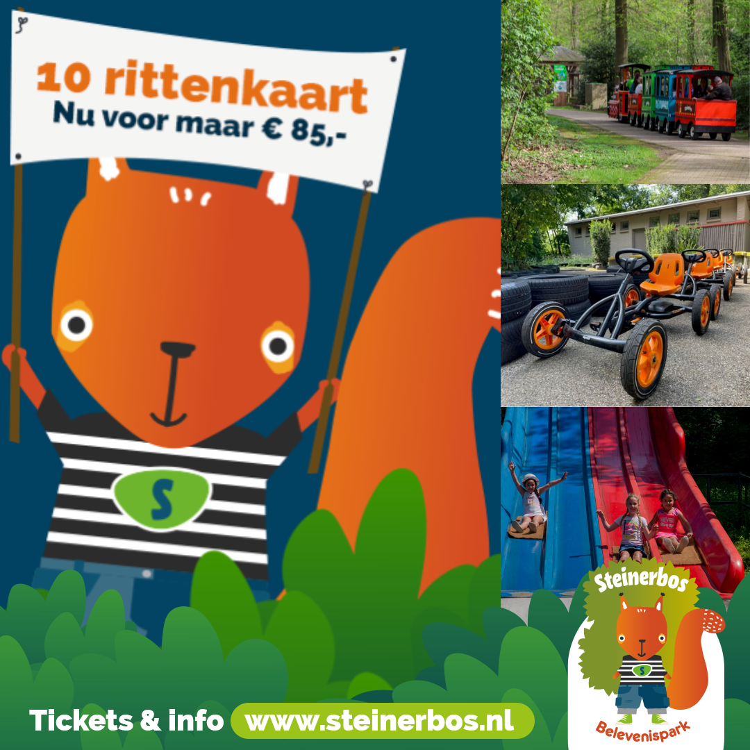 Steinerbos | Belevenispark | Speelbos, Zwembad & Brasserie